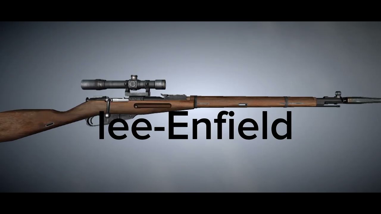 Lee Enfield Sniper #weapons #video - YouTube