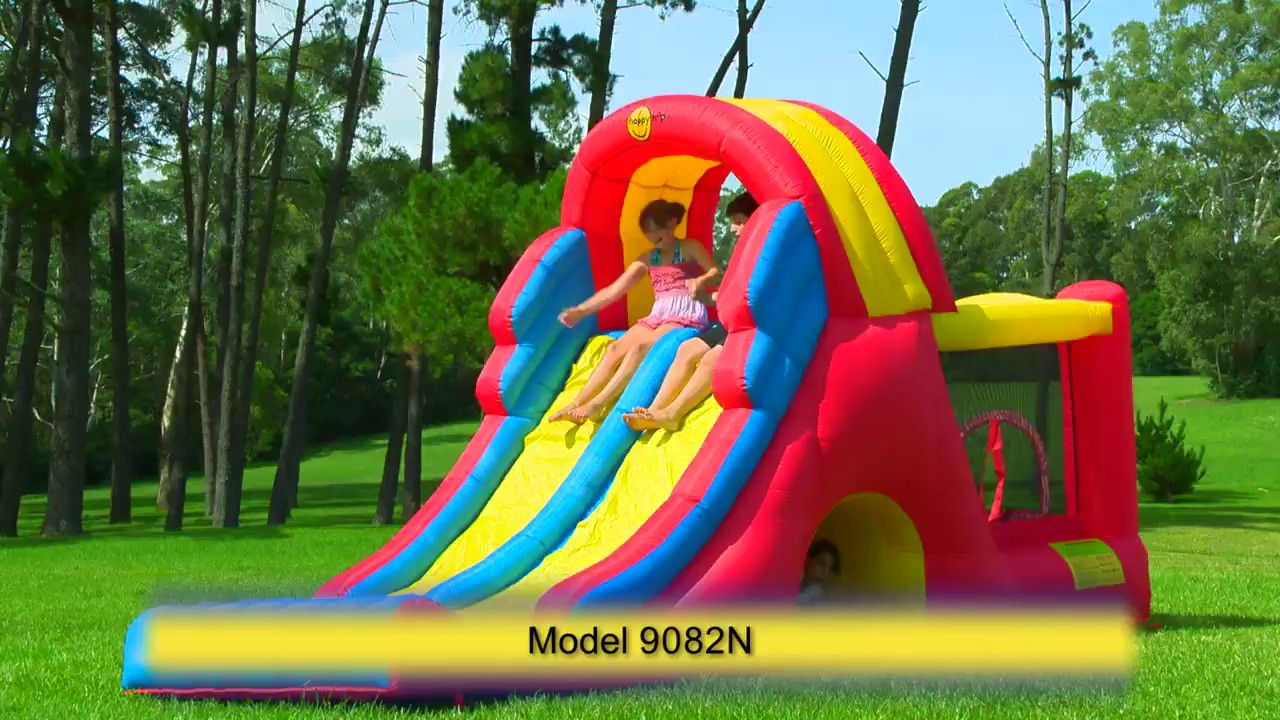 Happy Hop Dupla Csúszda / Happy Hop Mega Slide-Combo 9082N - YouTube