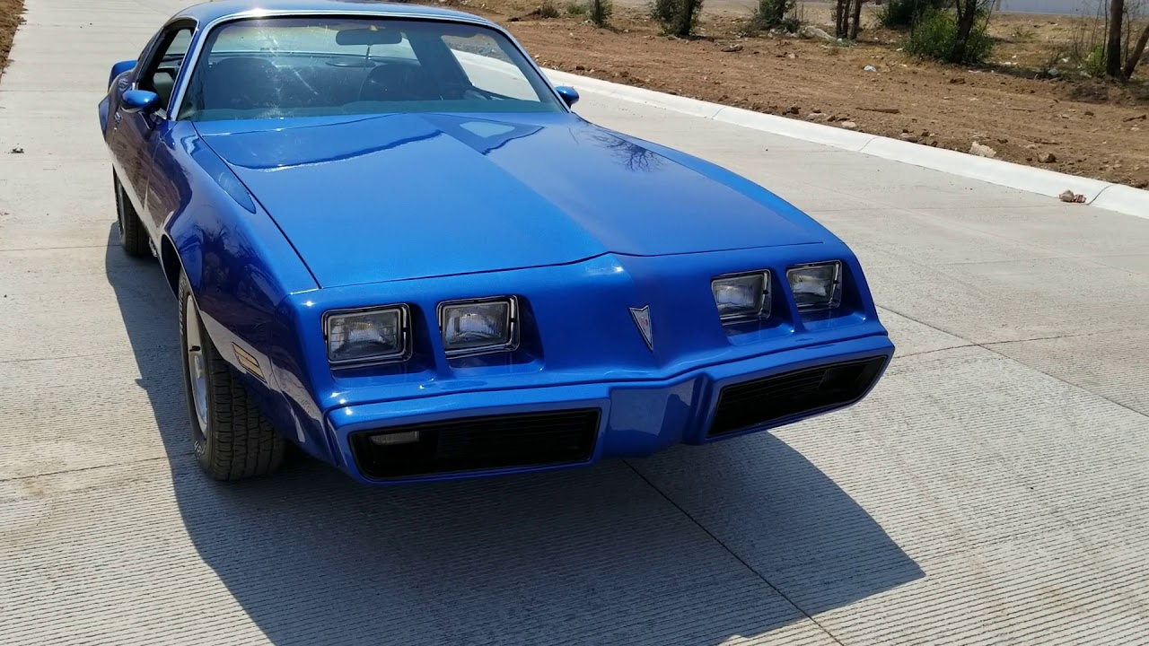 1981 Pontiac firebird ultra blue pearl - YouTube