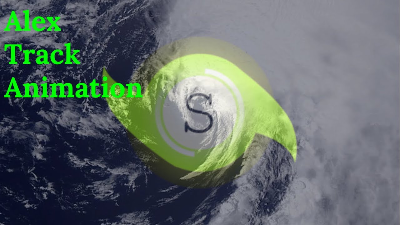 Tropical Storm Alex Track Animation - YouTube