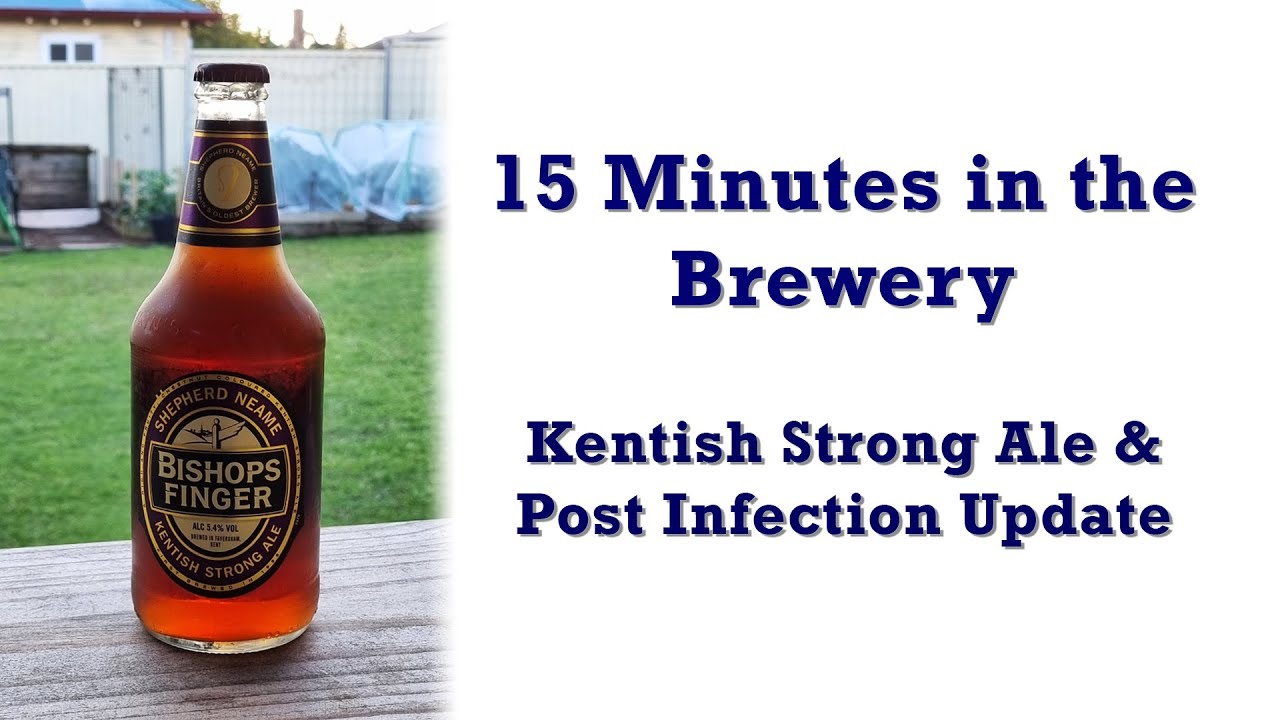 Kentish Strong Ale - Hop Filter & Infection Update | 15 Minutes in the ...
