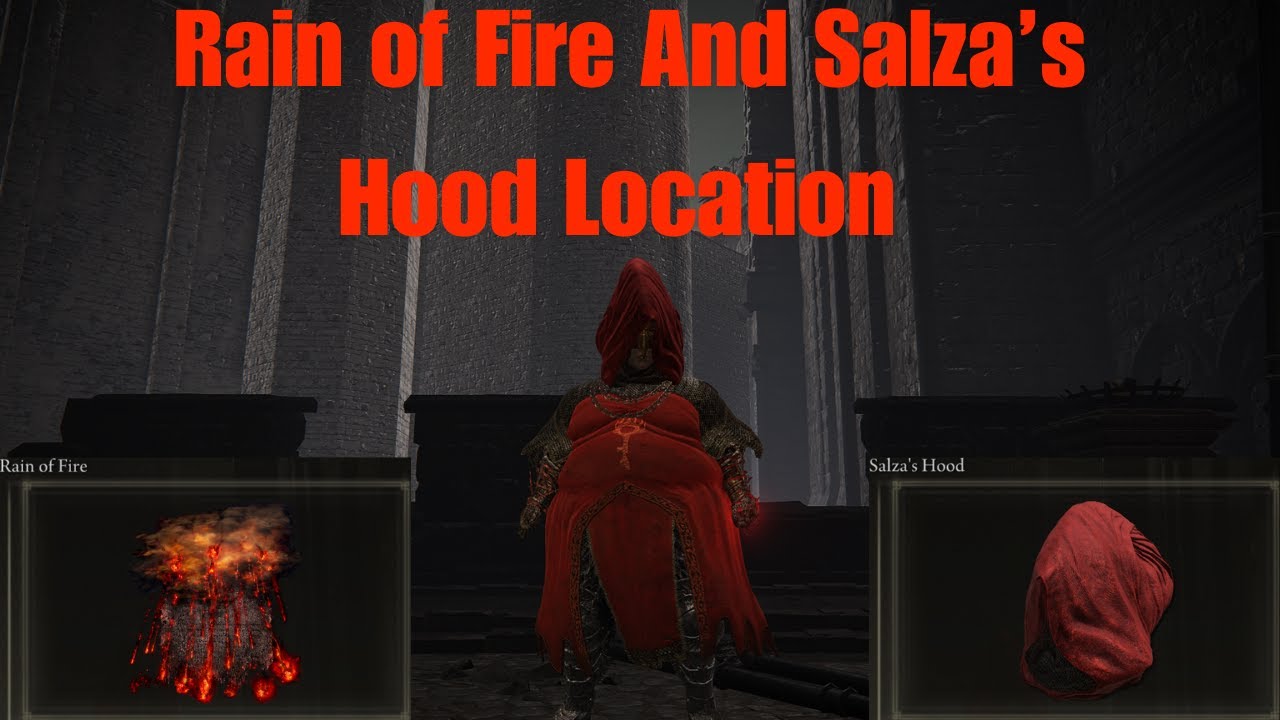 Elden Ring Rain of fire and salzas Hood Location - YouTube