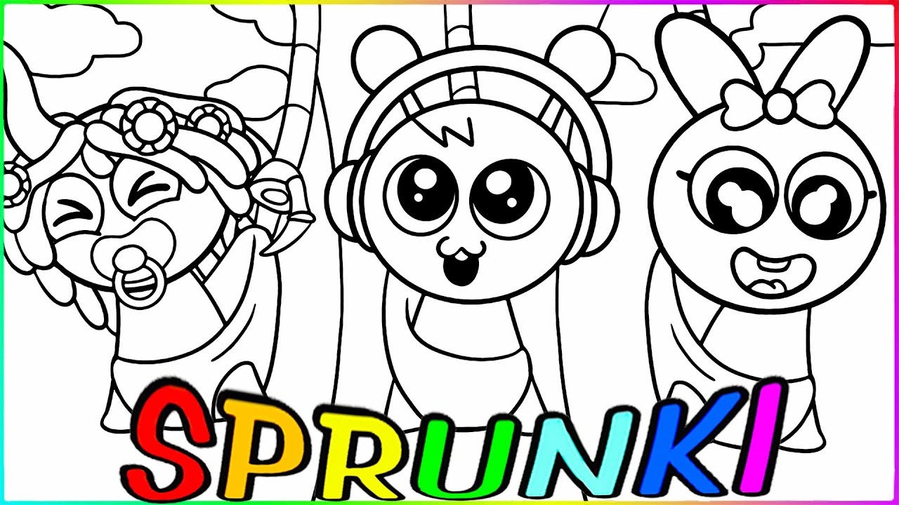 Incredibox Sprunki / NEW COLORING PAGES / COLORING FOR FUN - YouTube
