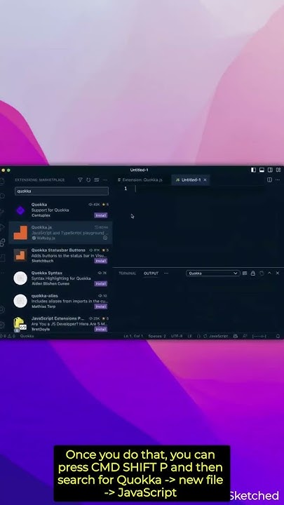 Execute JavaScript code without ever leaving VS Code! (cool extension) - YouTube