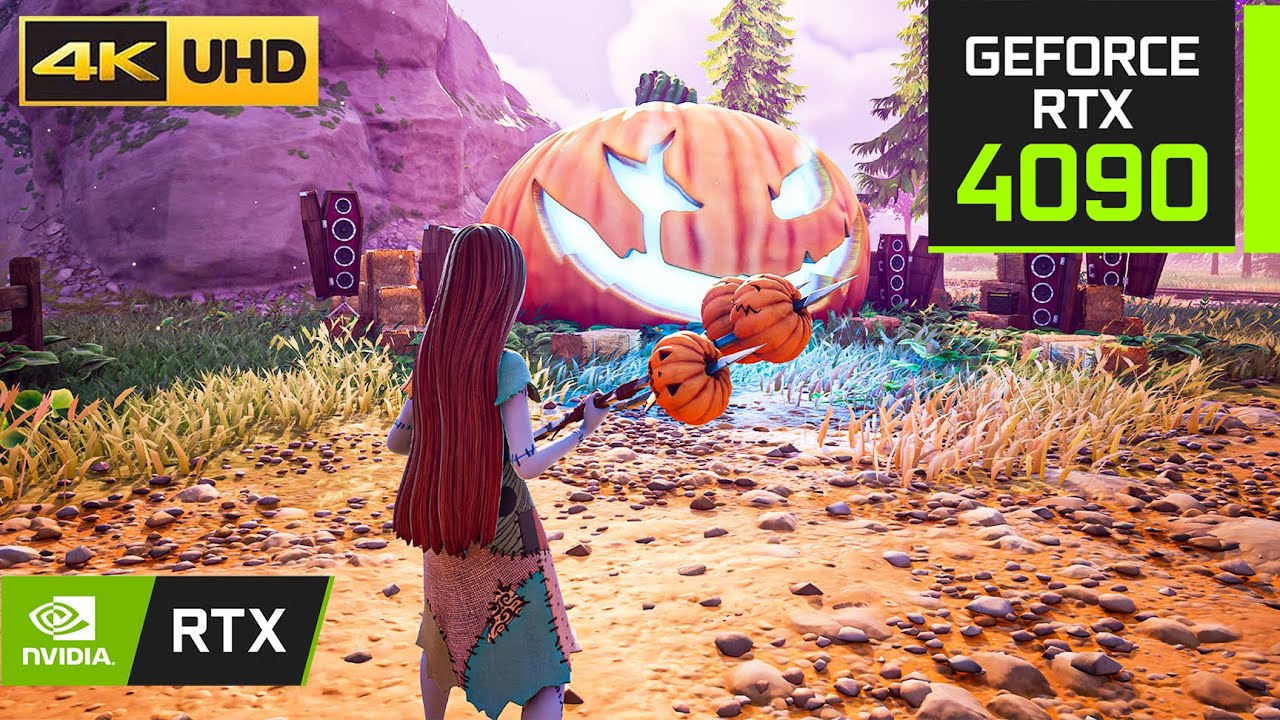 Fortnite Sally Skin Gameplay : RTX 4090 + 7800X3D ( 4K Epic Settings ...