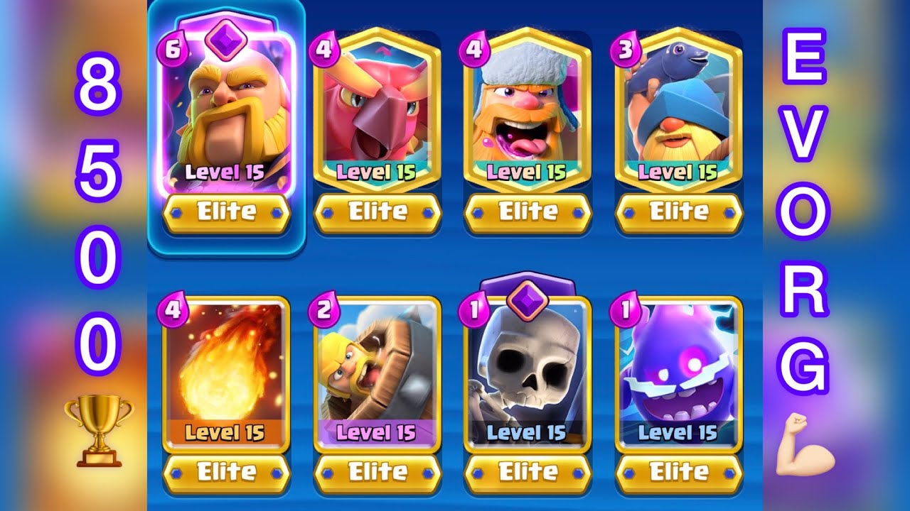 Road to 8500 Trophies With Evo RG Deck 🏆 - YouTube