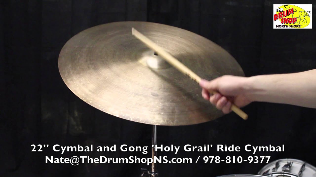 Cymbal and Gong 'Holy Grail' Ride Cymbal 22'' - The Drum Shop North ...