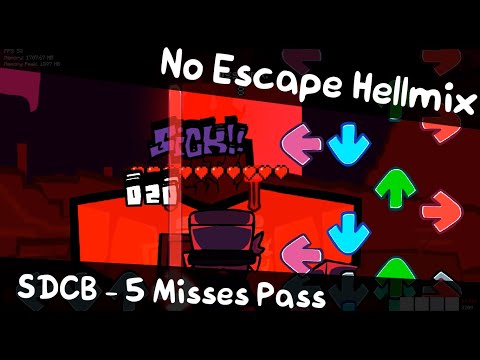 FNF - Vs Herobrine Reborn | Reborn Tales - No Escape Hellmix 5 misses pass