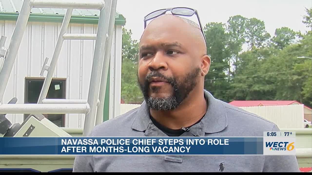 Navassa Police Chief steps into role after months-long vacancy - YouTube