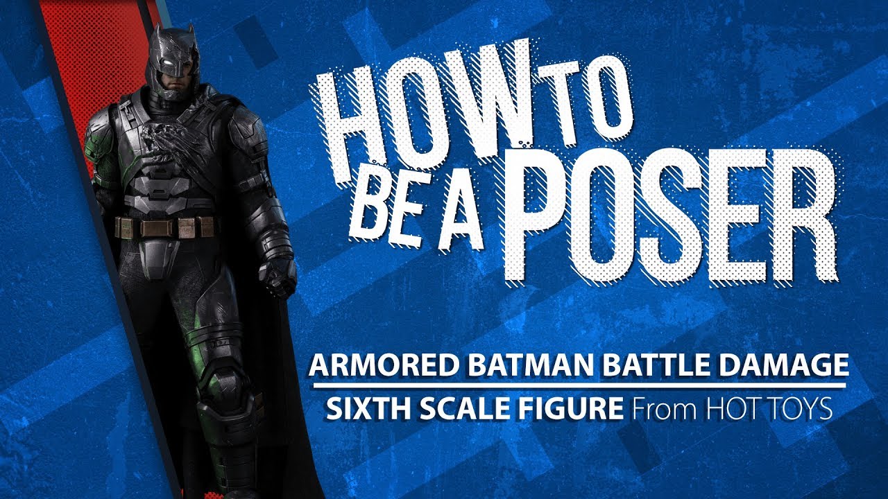 Hot Toys Armored Batman Battle Damage Sixth Scale Figure – How to be a ...