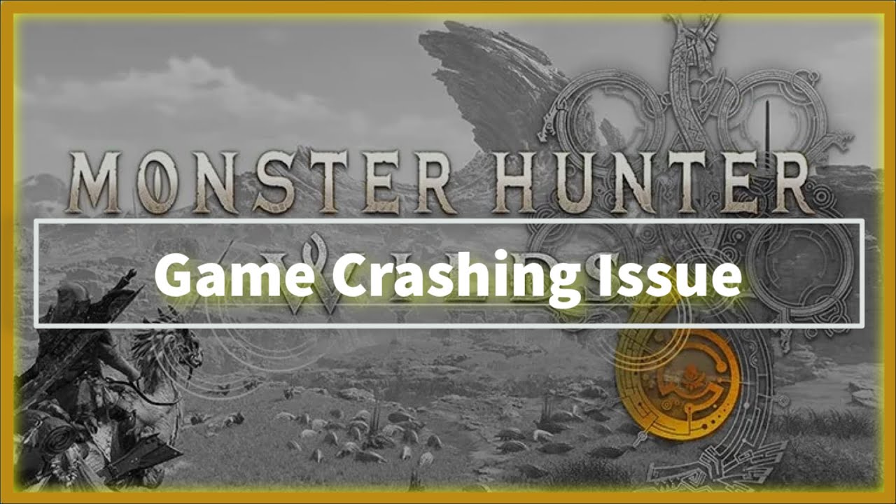 MONSTER HUNTER WILDS Game Crashing Issue - YouTube