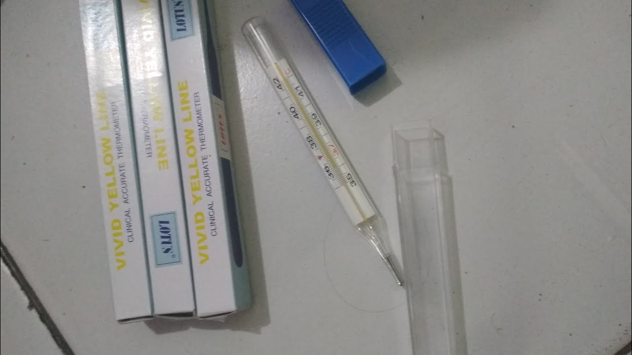 Cara Menggunakan Thermometer Analog (Air Raksa) - YouTube