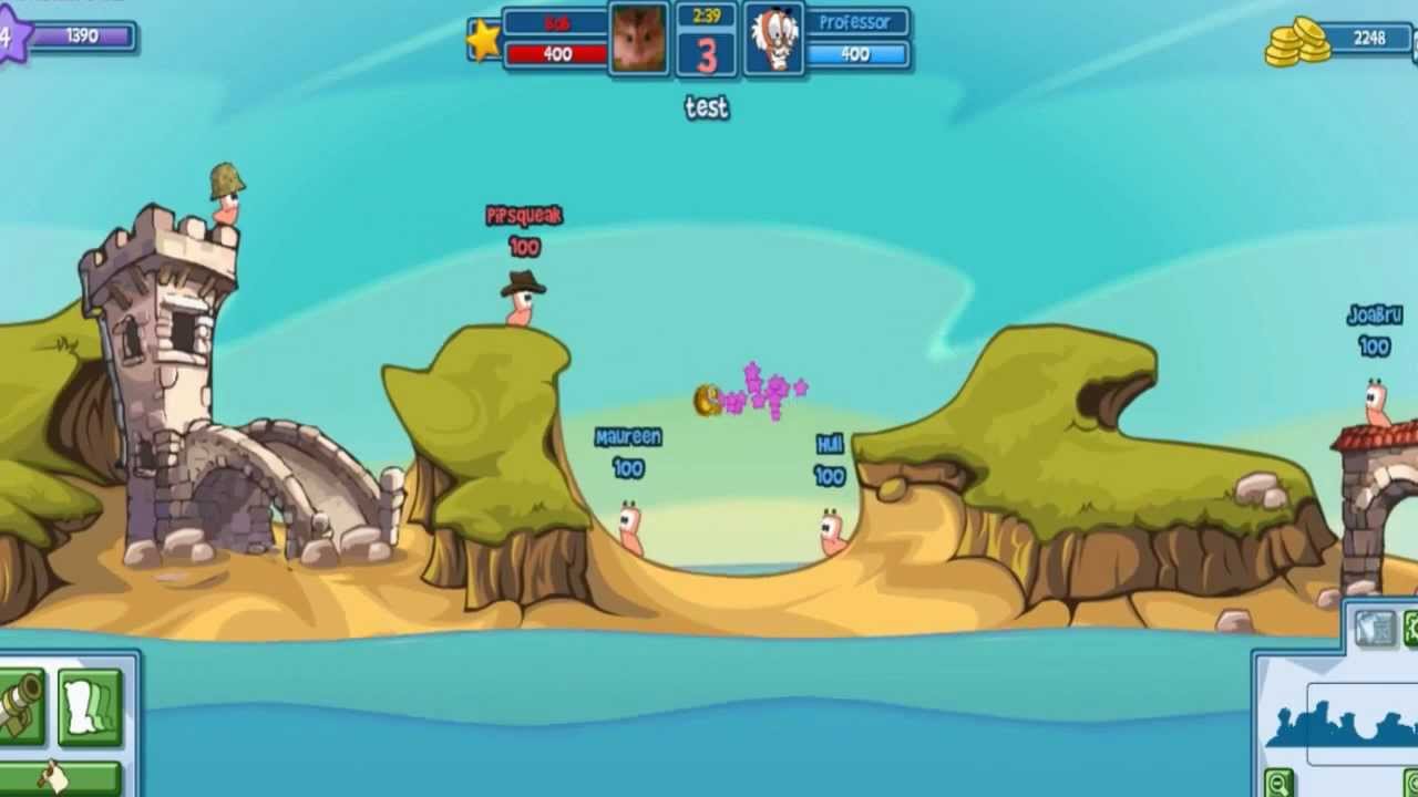 Worms for Facebook Closed Beta Test Trailer (HD) - YouTube