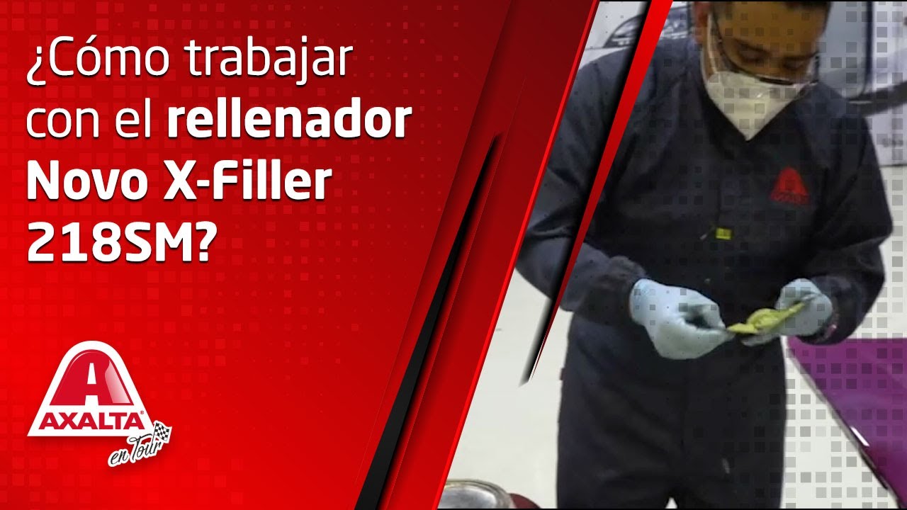 AXALTA EN TOUR ONLINE - Rellenador Novo X-Filler 218SM - YouTube