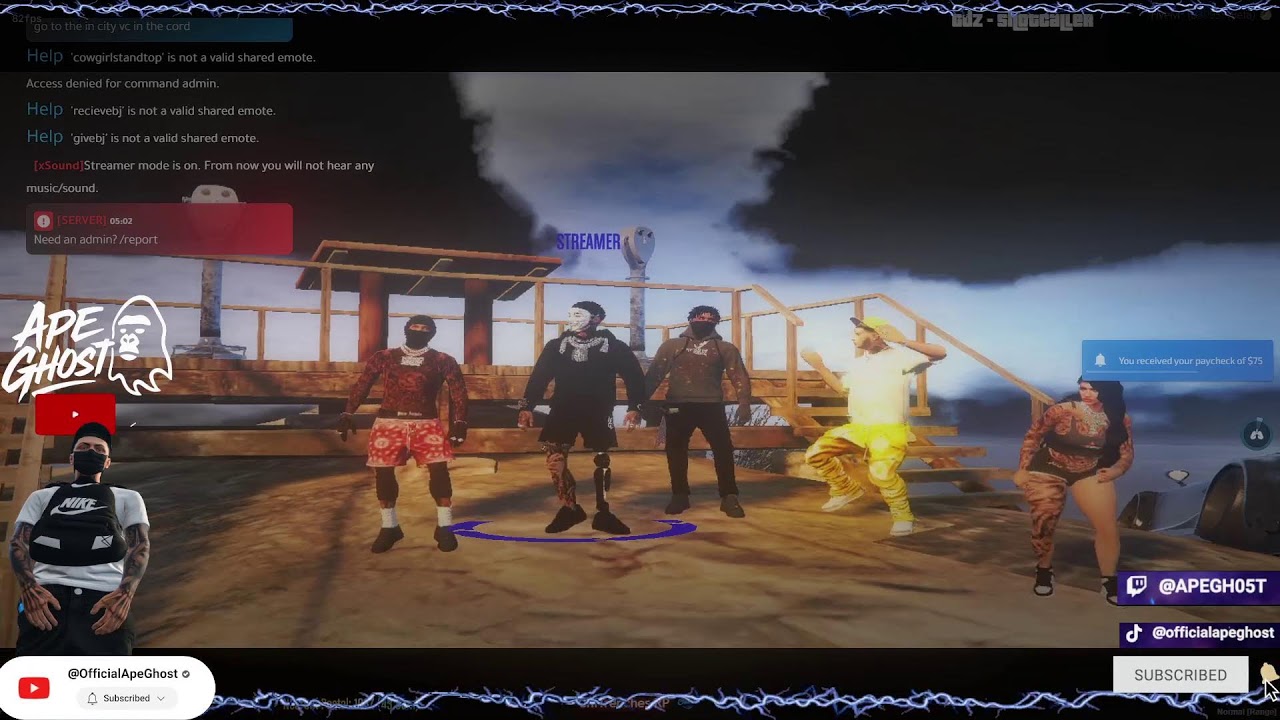 APEGHOST GTA FIVEM CHI TRENCHES RP give away - YouTube