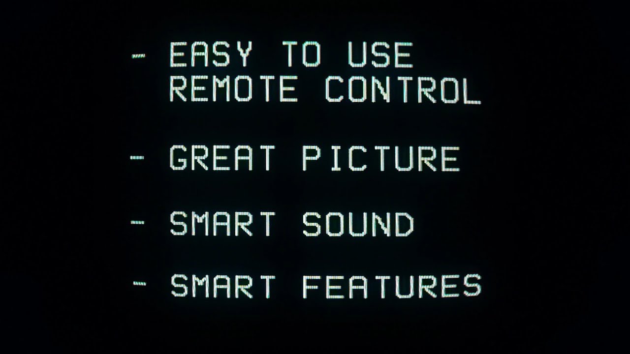 Magnavox CRT TV demo mode - YouTube