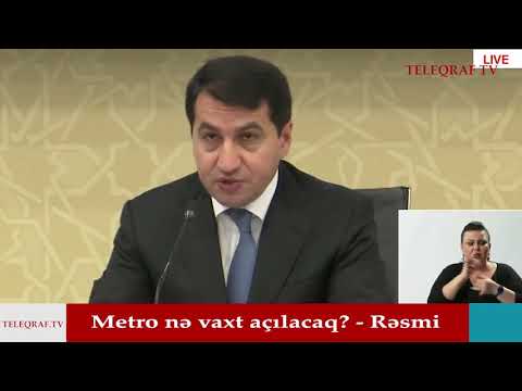 Metro nə vaxt açılacaq? - Rəsmi
