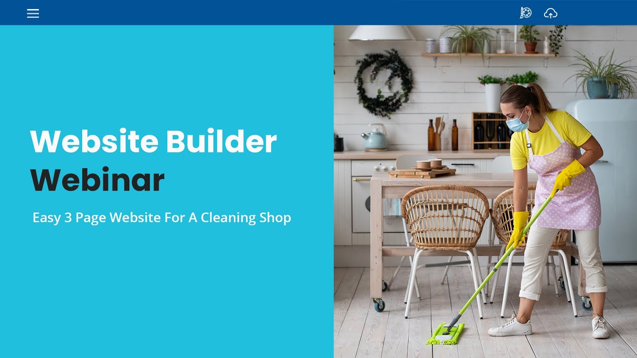 LEARN | Easy 3 Page Website for a Cleaning Shop - YouTube