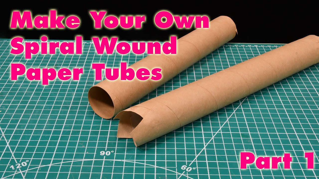 Make Your Own Tubes for Model Rockets - Part 1 - YouTube