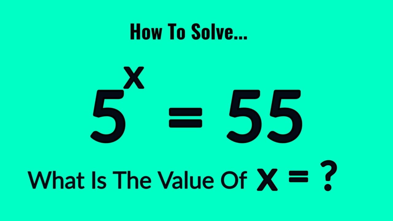 A Beautiful Exponential Problem | Math Problem with Exponential ...