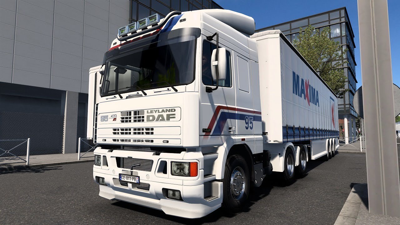 DAF 95 ATi Space Cab 428hp【ETS2】Euro Truck Simulator 2 ｜Ile-de-France ...
