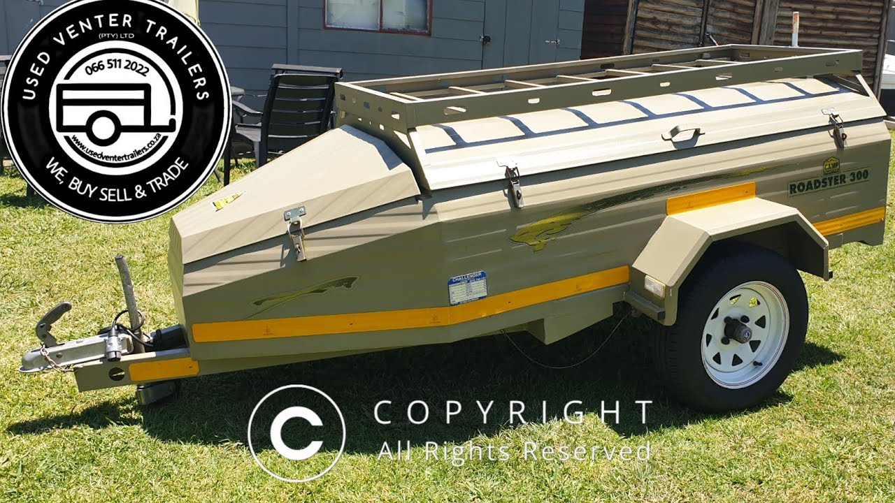 CHALLENGER CAMPMASTER 6FT LUGGAGE TRAILER SOLD - YouTube