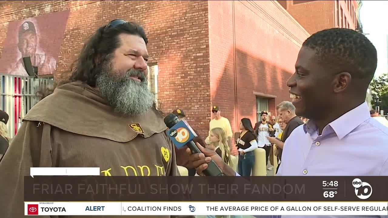 Friar faithful show their support - YouTube