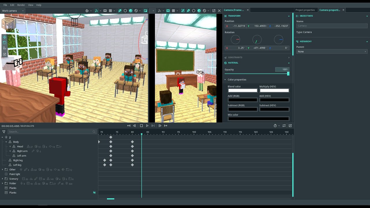 Making Minecraft animations in Mine Imator #minecraftanimation # ...