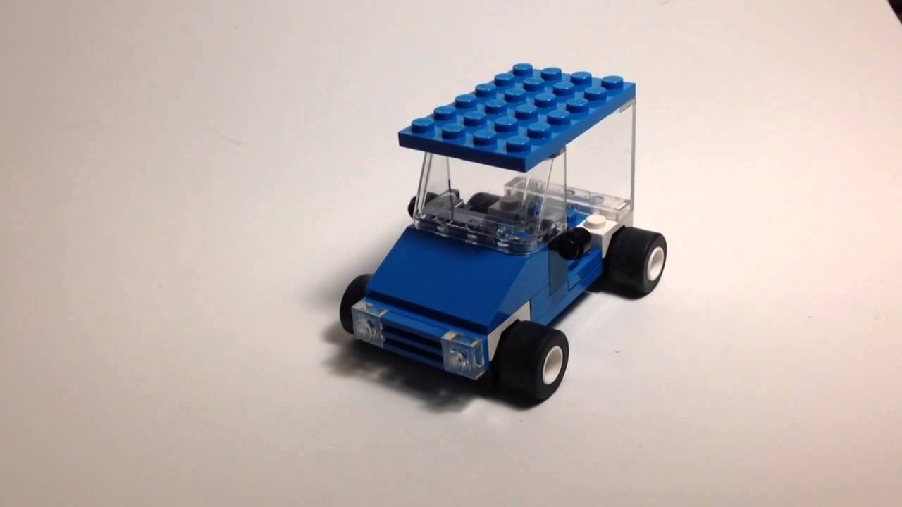 Lego Blue Golf Cart MOC - YouTube