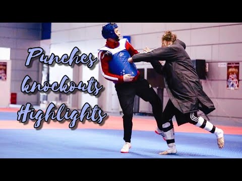Taekwondo Knockouts by Punch Highlights - YouTube