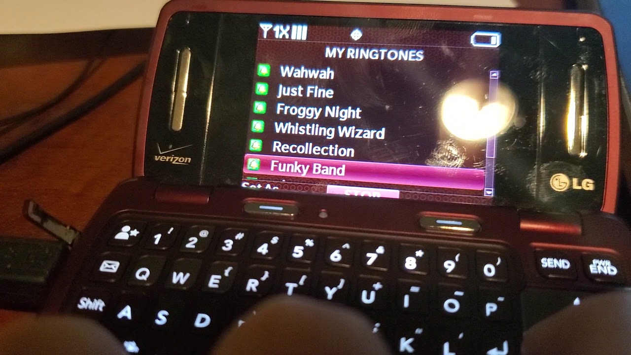 LG EnV3 Maroon ringtones - YouTube