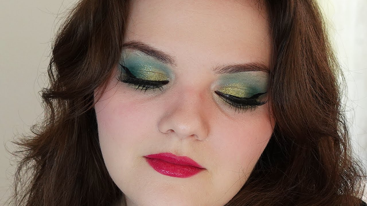 Emerald Green Eyeshadow | Bright Makeup Look - YouTube