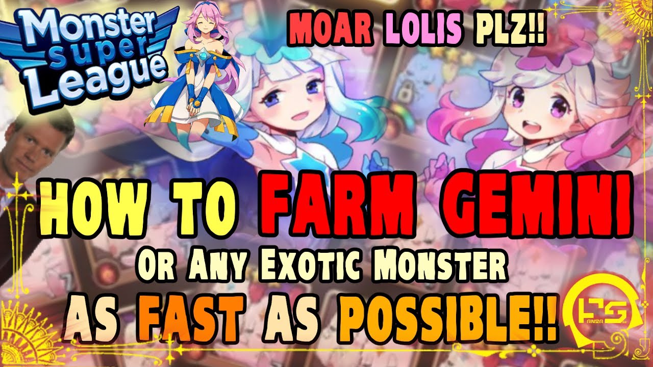 Monster Super League GUIDE!! HOW TO FARM GEMINI!! OR ANY EXOTICS AS ...