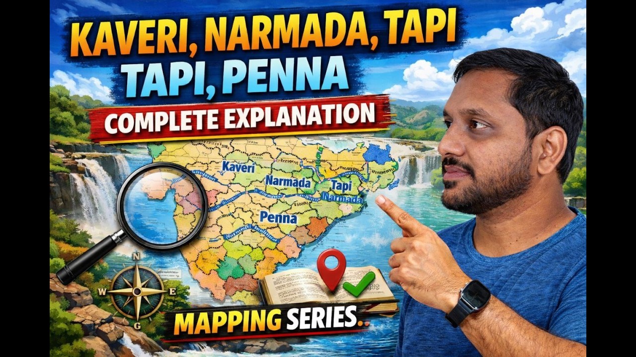 NARMADA,TAPI,PENNA,KAVERI,MOUNTAINS ALL CONCEPTS EXPLANATION -VISHNU ...