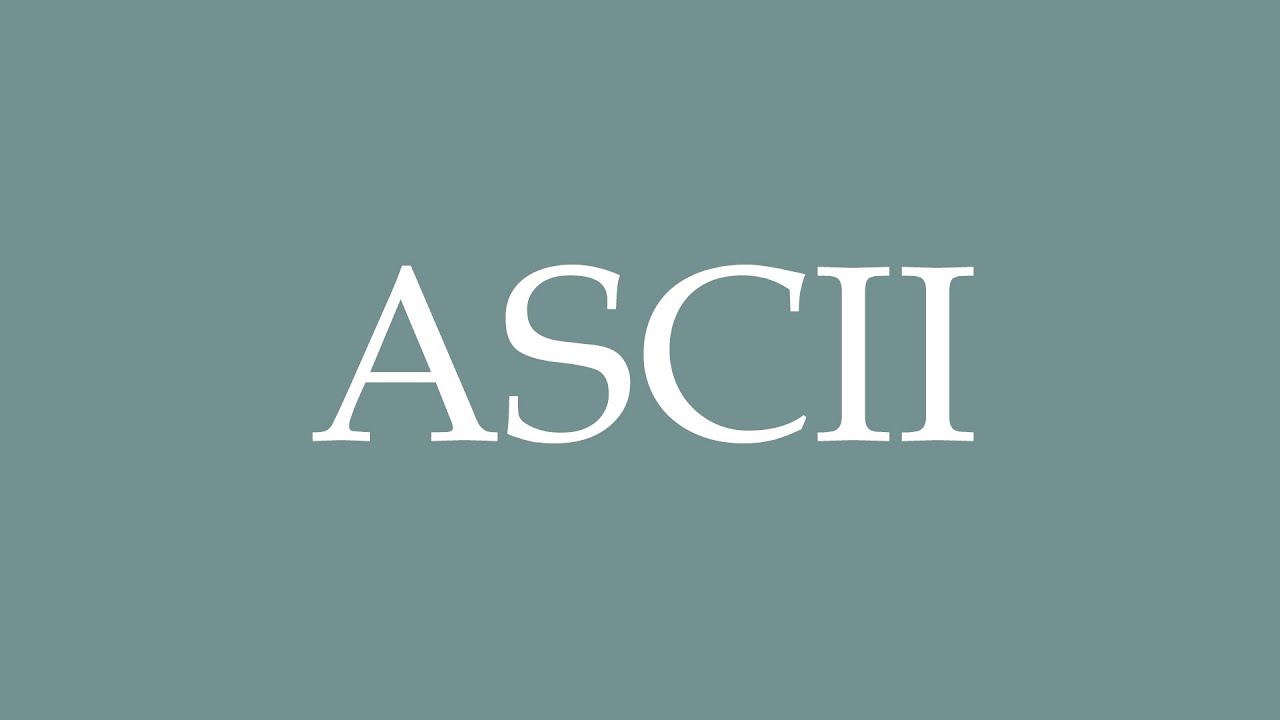 How To Pronounce ASCII Correctly In French YouTube how-to-pronounce-ascii-correctly-in-french-youtube