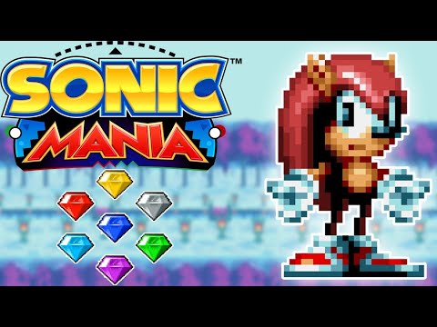 ZERANDO SONIC MANIA (PC) COM MIGHTY - PEGANDO TODAS AS ESMERALDAS - YouTube