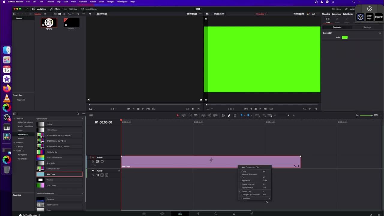 how to make custom stinger transition obs - YouTube