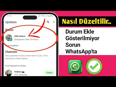 WhatsApp'ta Durum Ekleme Sorunu Nasıl Düzeltilir | WhatsApp Durum Ekleme Sorunu Nasıl Düzeltilir