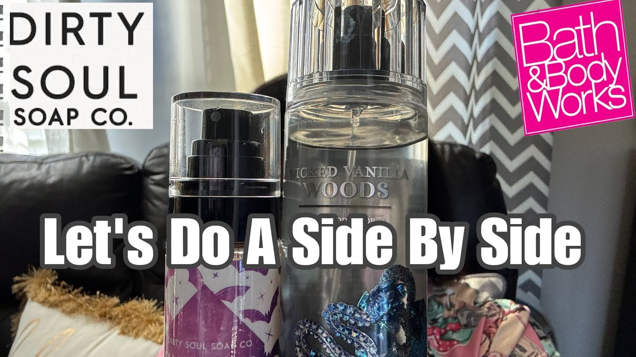 SIDE BY SIDE BODY MIST COMPARISON | SMALL HAUL - YouTube