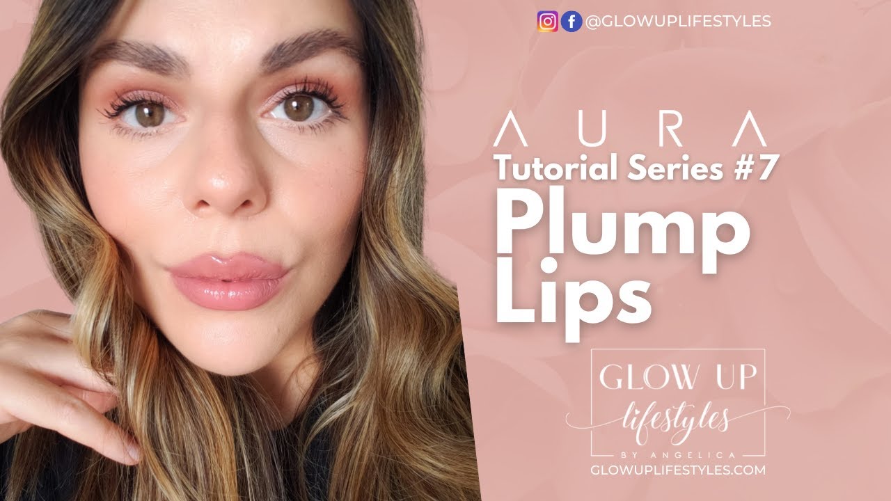 Glownique Aura Video Tutorial Series 7 - Plump Lips - How to make lips look bigger with lipstick ...