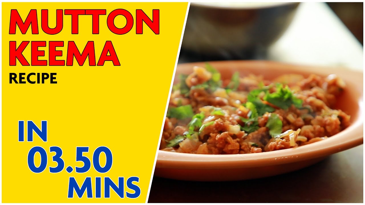 RESTAURANT STYLE MUTTON KEEMA RECIPE | KEEMA FRY RESTAURANT STYLE ...