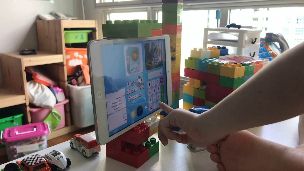 DIY cash register with receipt - Lego Duplo - YouTube