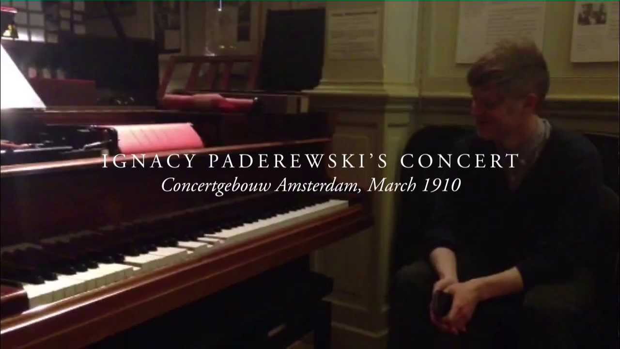 Playing with the ghost of Paderewski @ Pianola Museum Amsterdam - YouTube