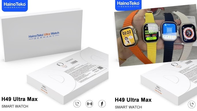 Smartwatch |hainoteko|h49 Ultra Max |unboxing|how To, 44% OFF