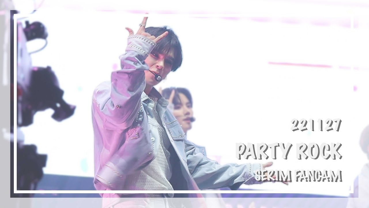 221127 크래비티 팬콘 파티락 세림 직캠 Cravity Center Of Gravity In Taipei Party