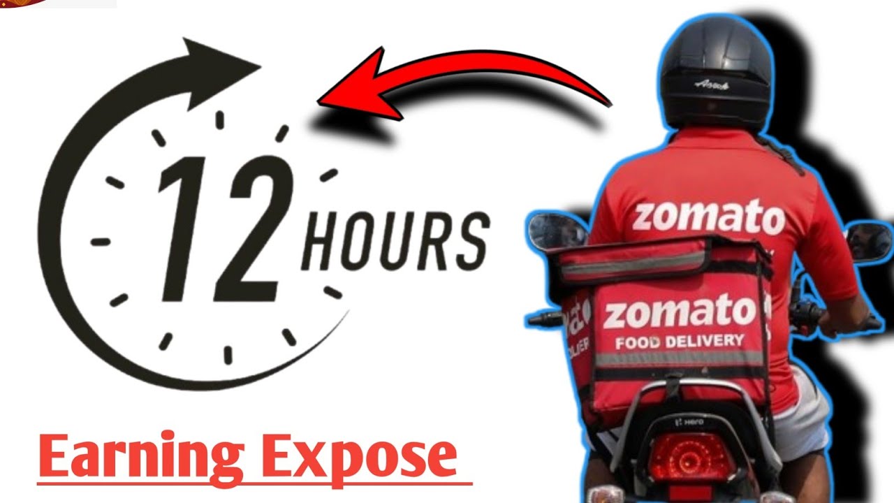 Working 12 Hour As a Zomato Rider || Earning Expose 😱 || #zomato - YouTube