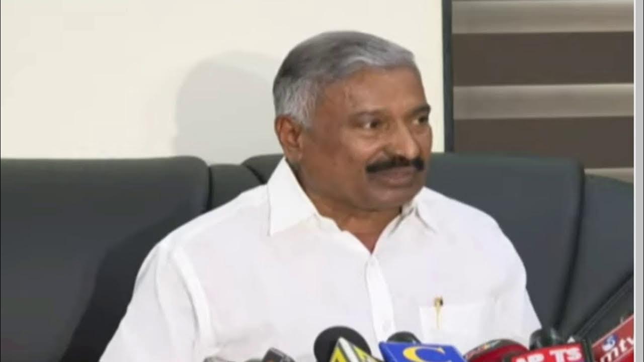 LIVE🔴: Minister Sri Peddireddy Ramachandra Reddy pressmeet from his camp office, MG Road ...