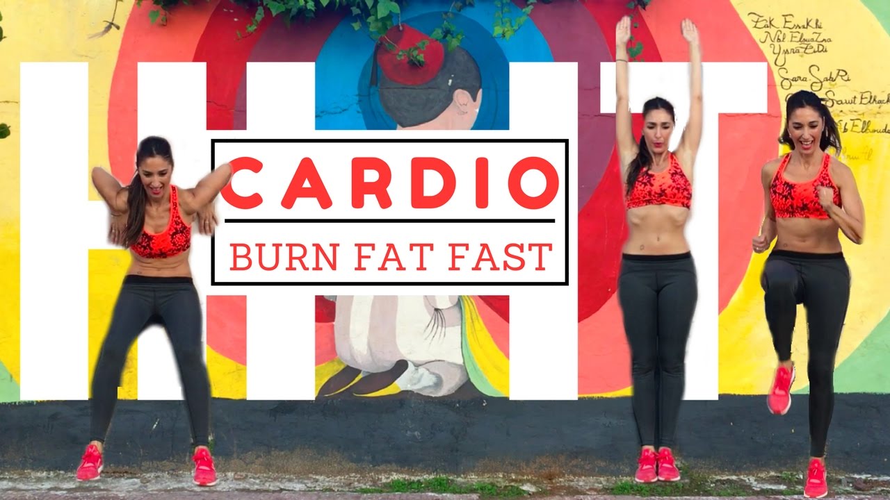 Fat Burning HIIT Workout | 15 Minute Cardio Exercises - YouTube