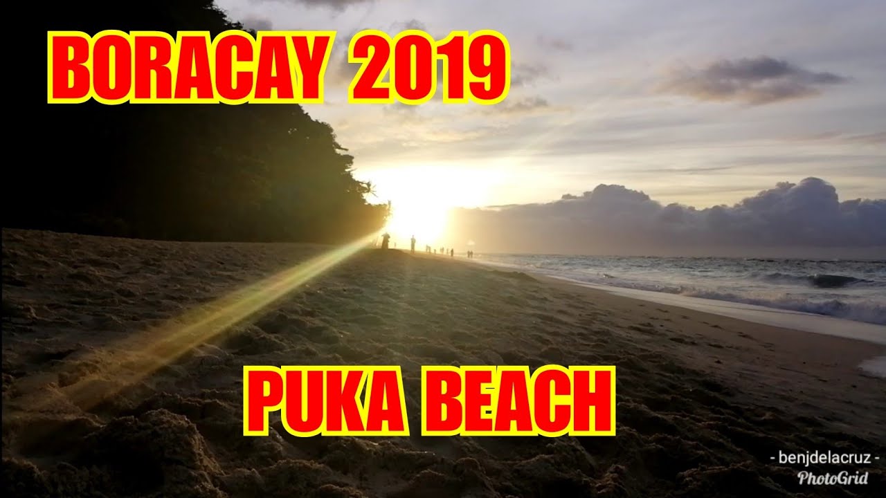 Boracay 2019 Puka Beach Sunset - YouTube