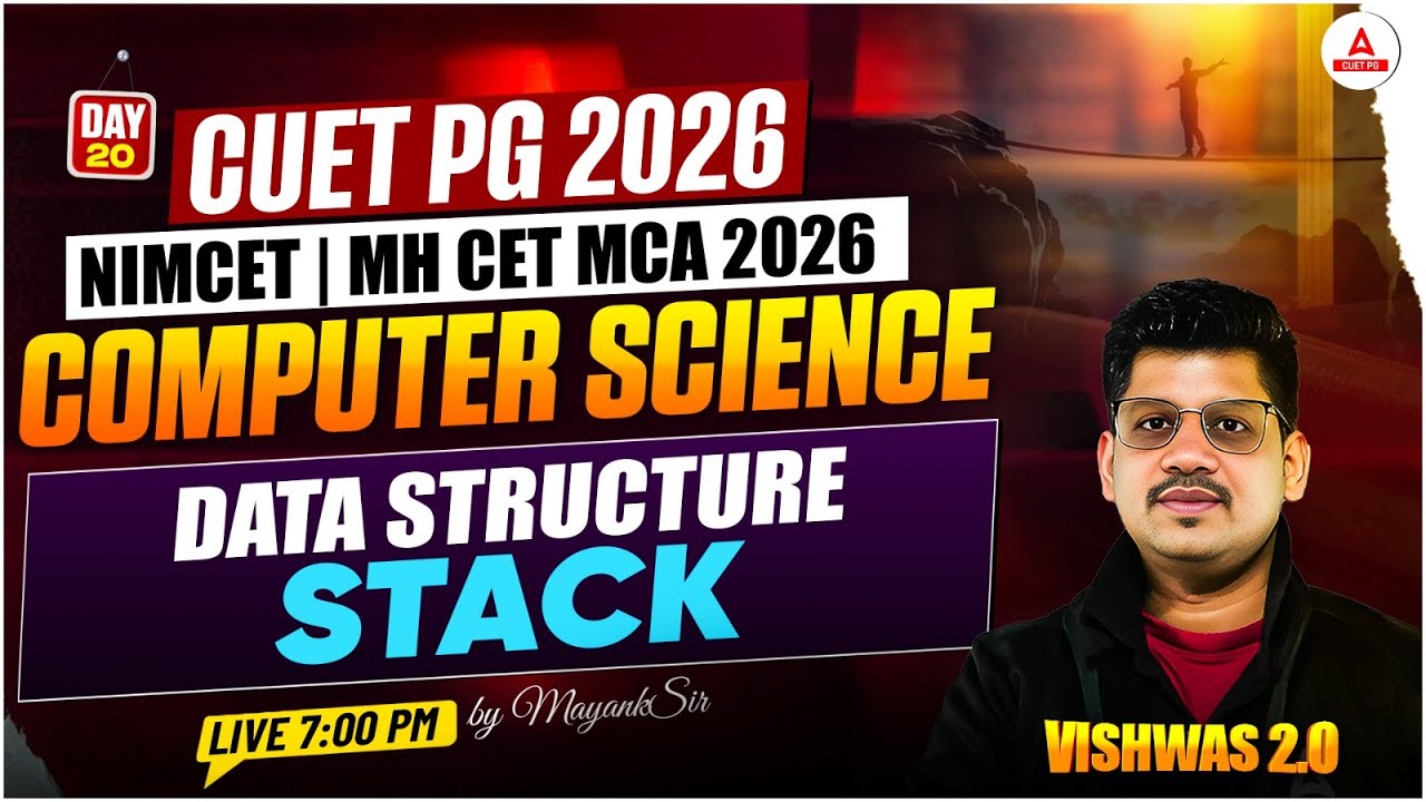 CUET PG 2026 | NIMCET & MH CET MCA 2026 Computer Science | Data ...